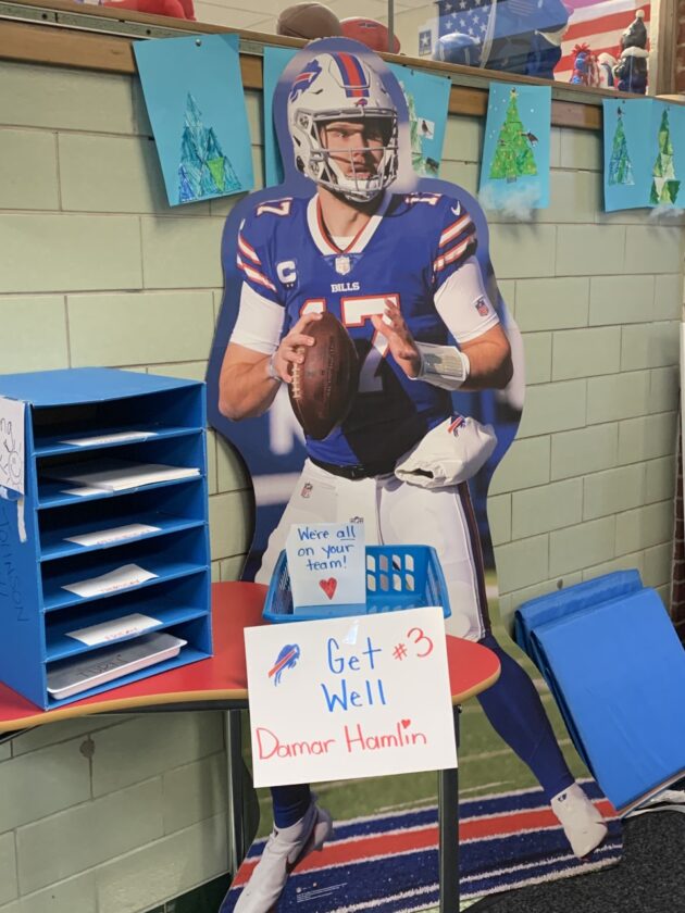 A Show Of Unity: Bemus Point Students Offer Well Wishes For Bills ...